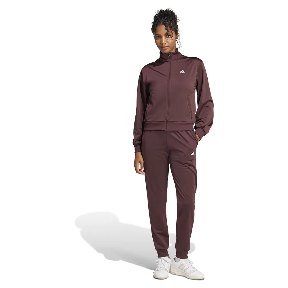 adidas Essentials Feel Cozy tracksuit Brown | Goalinn