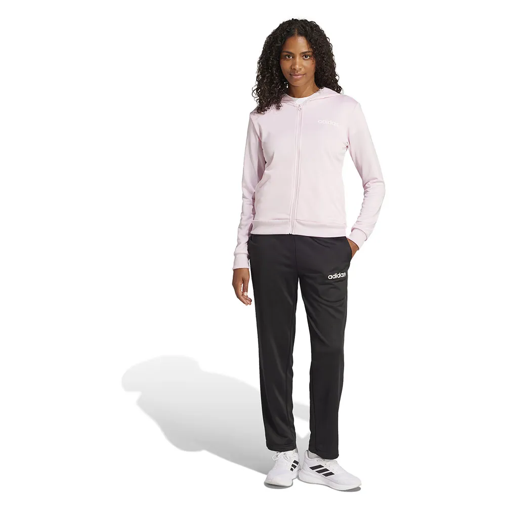 adidas Essentials Linear tracksuit Pink | Goalinn