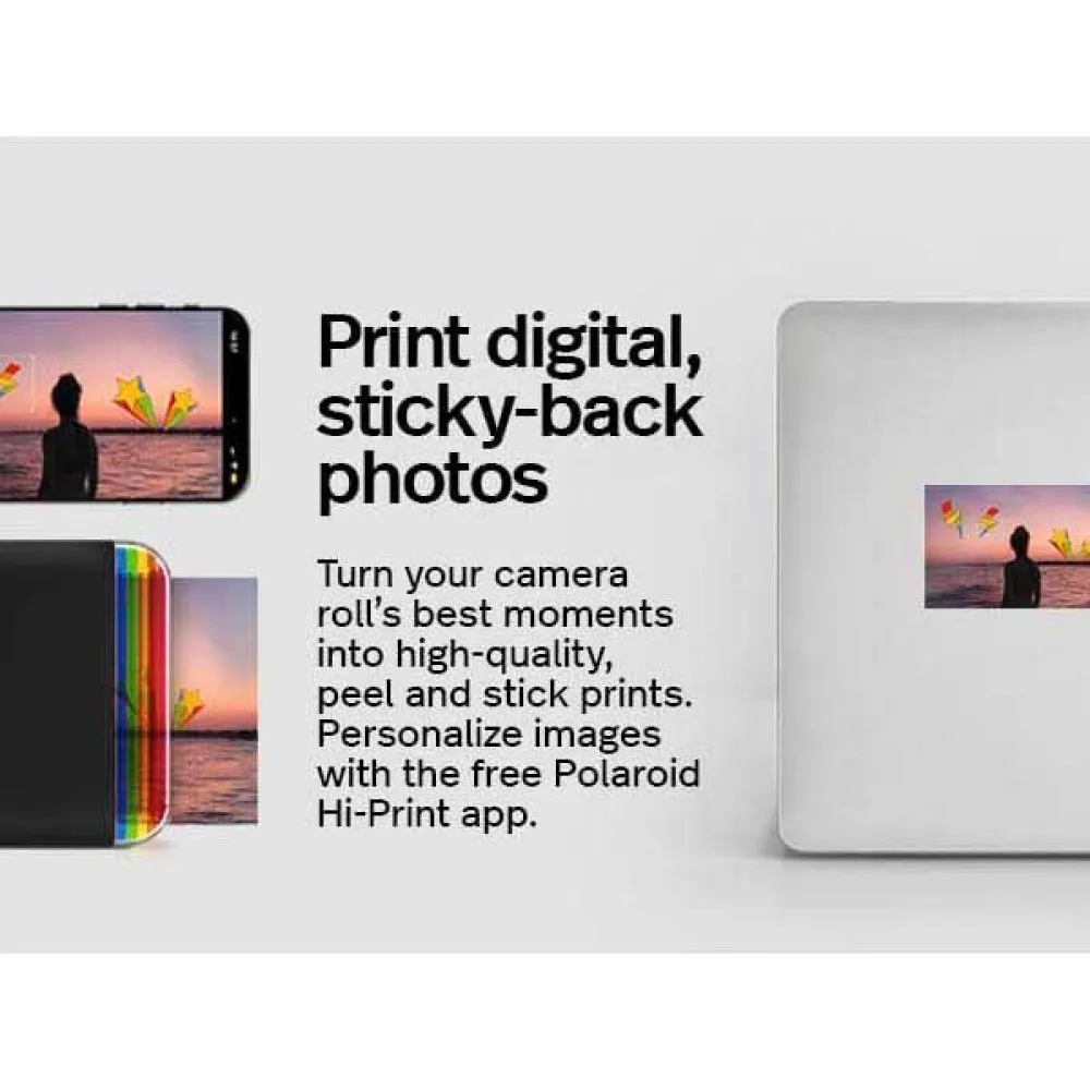 Polaroid Hi-Print 2x3 60 Sheets photographic paper Clear| Dressinn