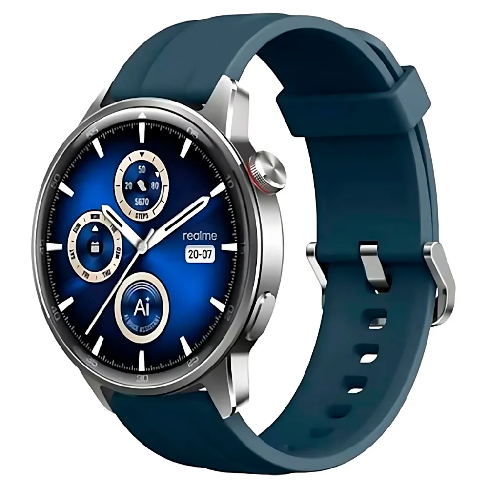 Realme Watch S2 smartwatch, Blue | Bikeinn