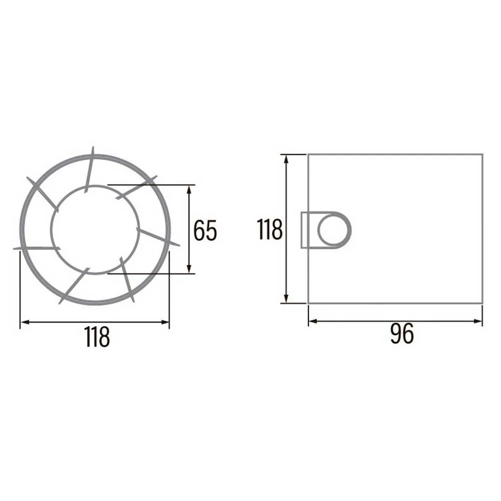 Cata MT-125 duct extractor Clear | Techinn