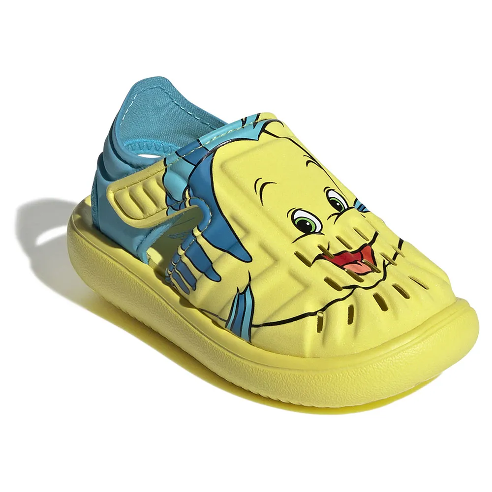adidas Disney Pixar Flounder infant slides Yellow | Dressinn