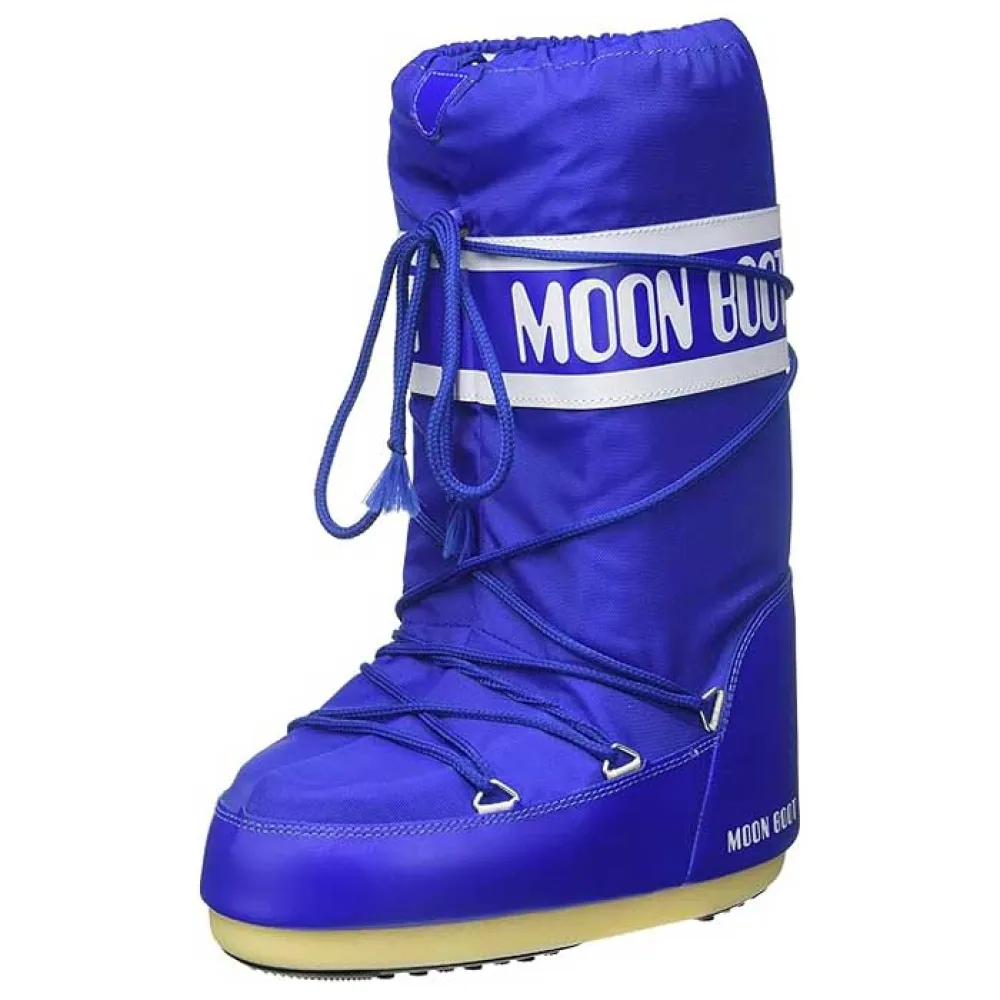 Moon boot Icon Nylon snow boots Blue | Snowinn