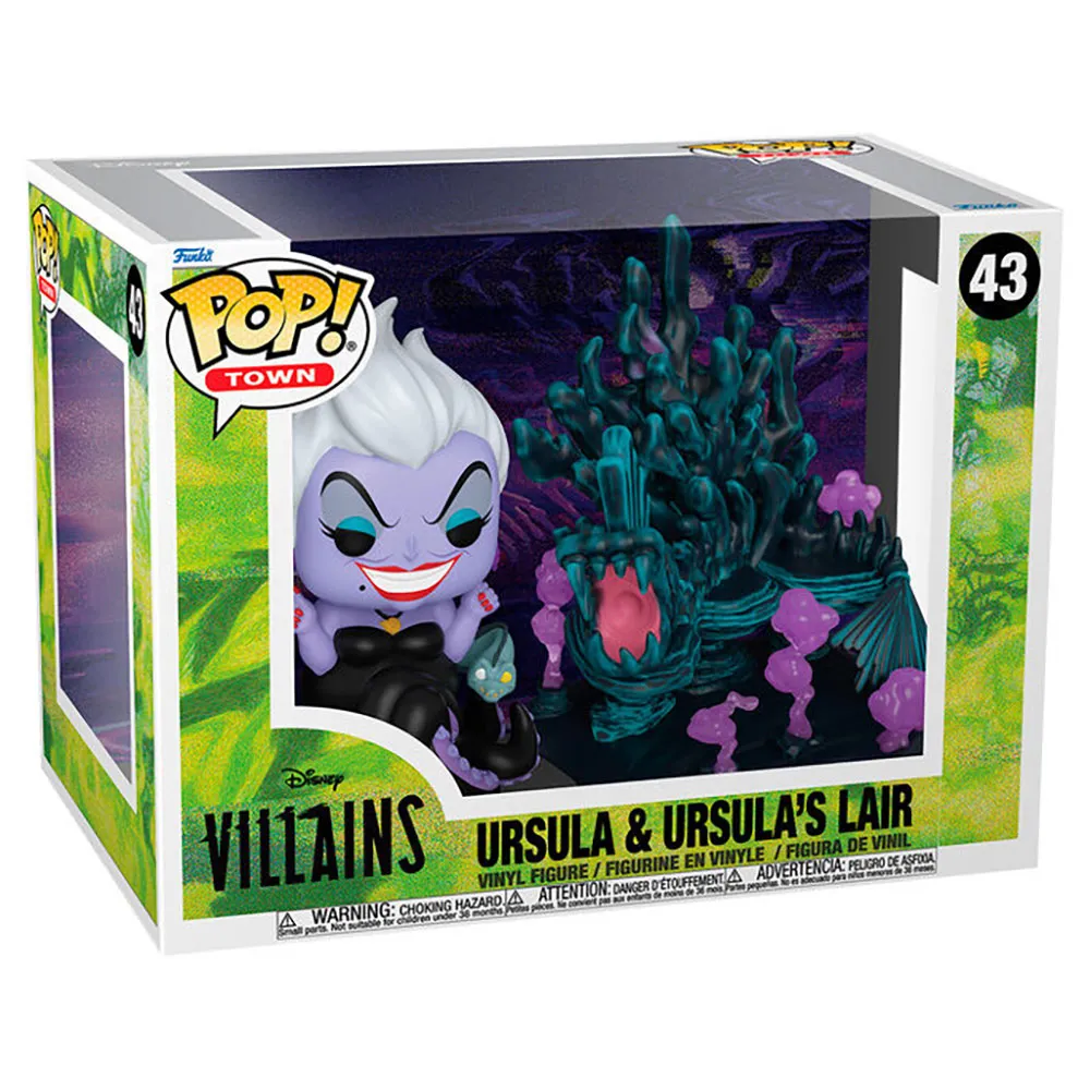 Funko Disney POP Town Villains Ursula & Ursulas Lair Clear| Techinn