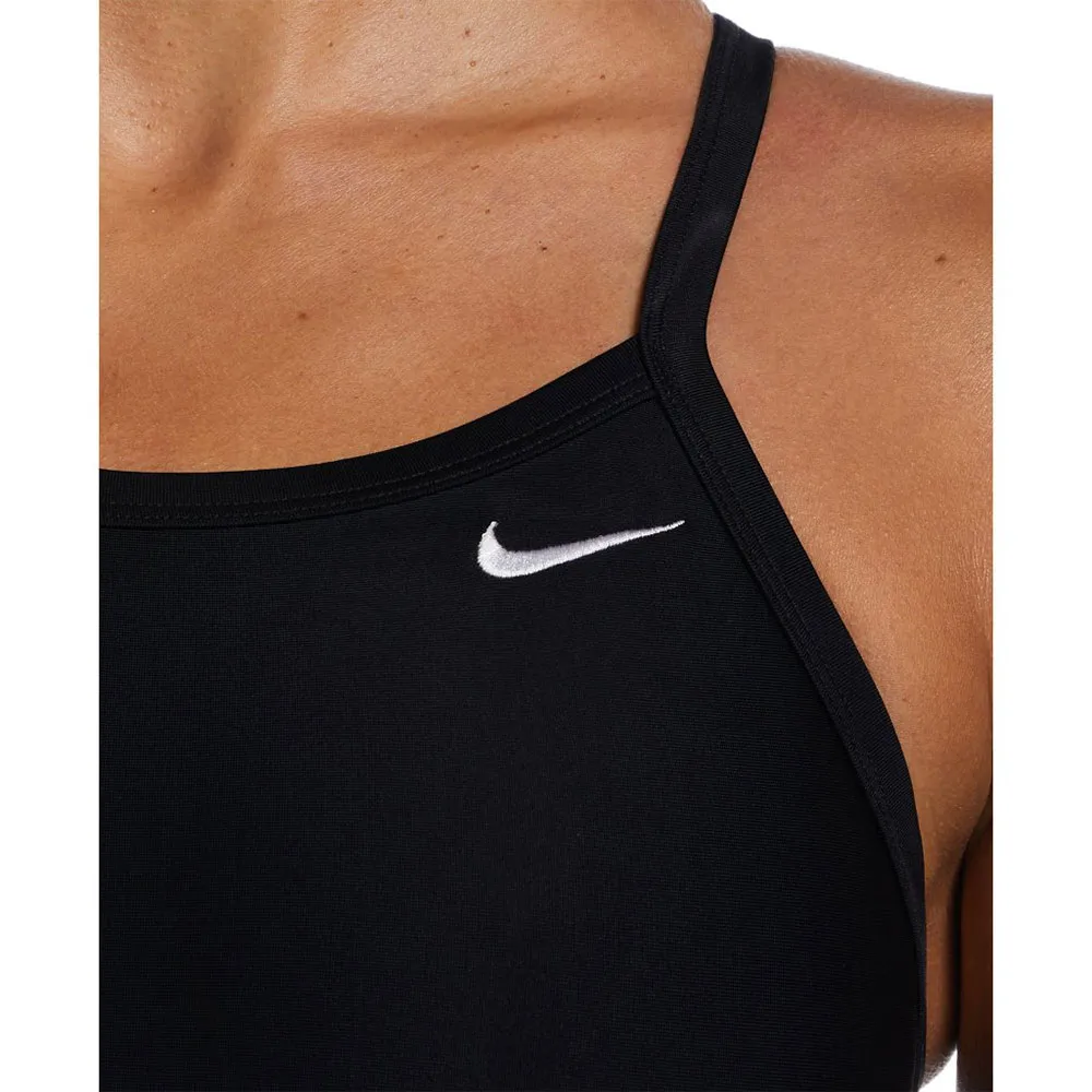 Nike Solid Racerback swimsuit Black | Swiminn