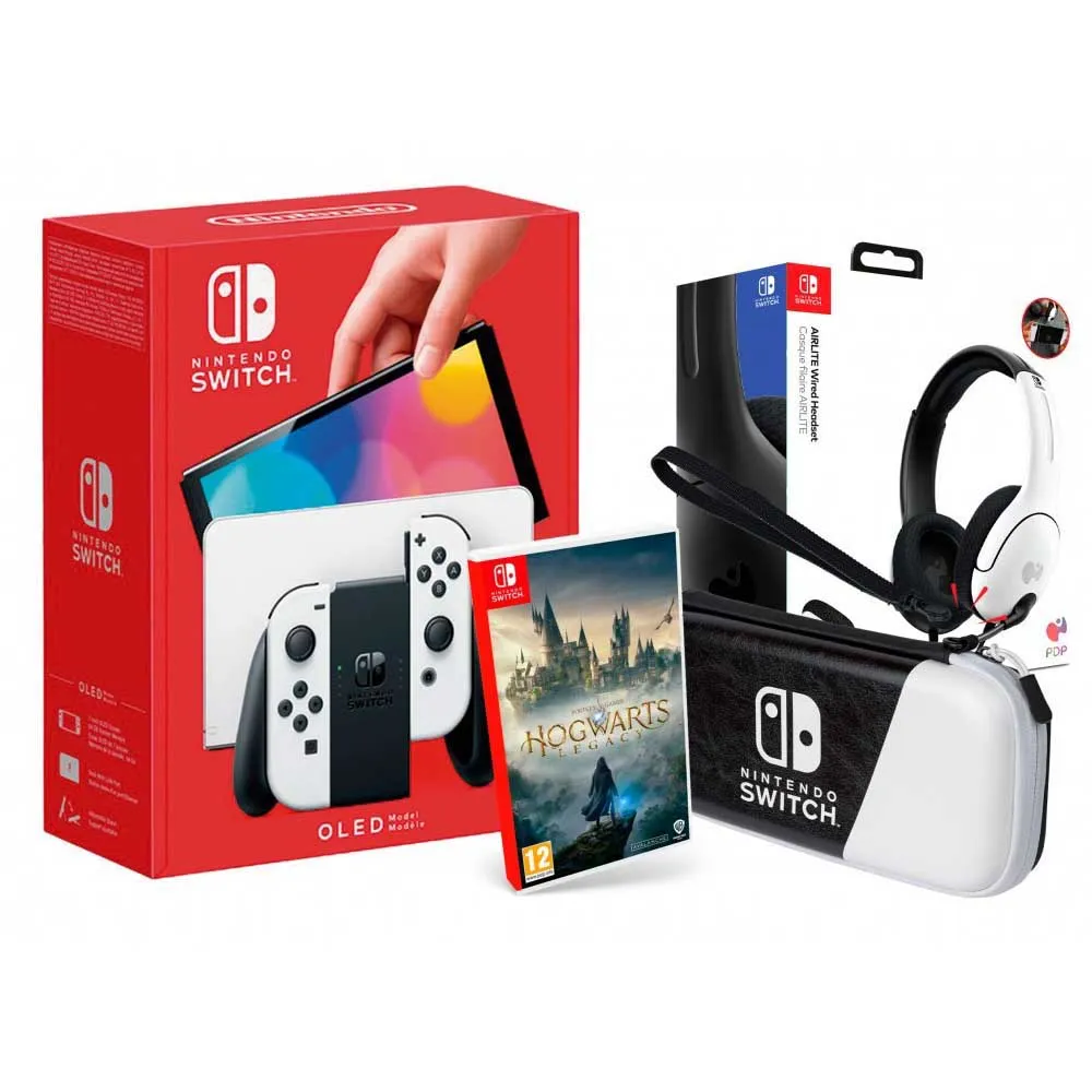 Nintendo Switch OLED + Hogwarts Legacy + Case + Headset switch ...