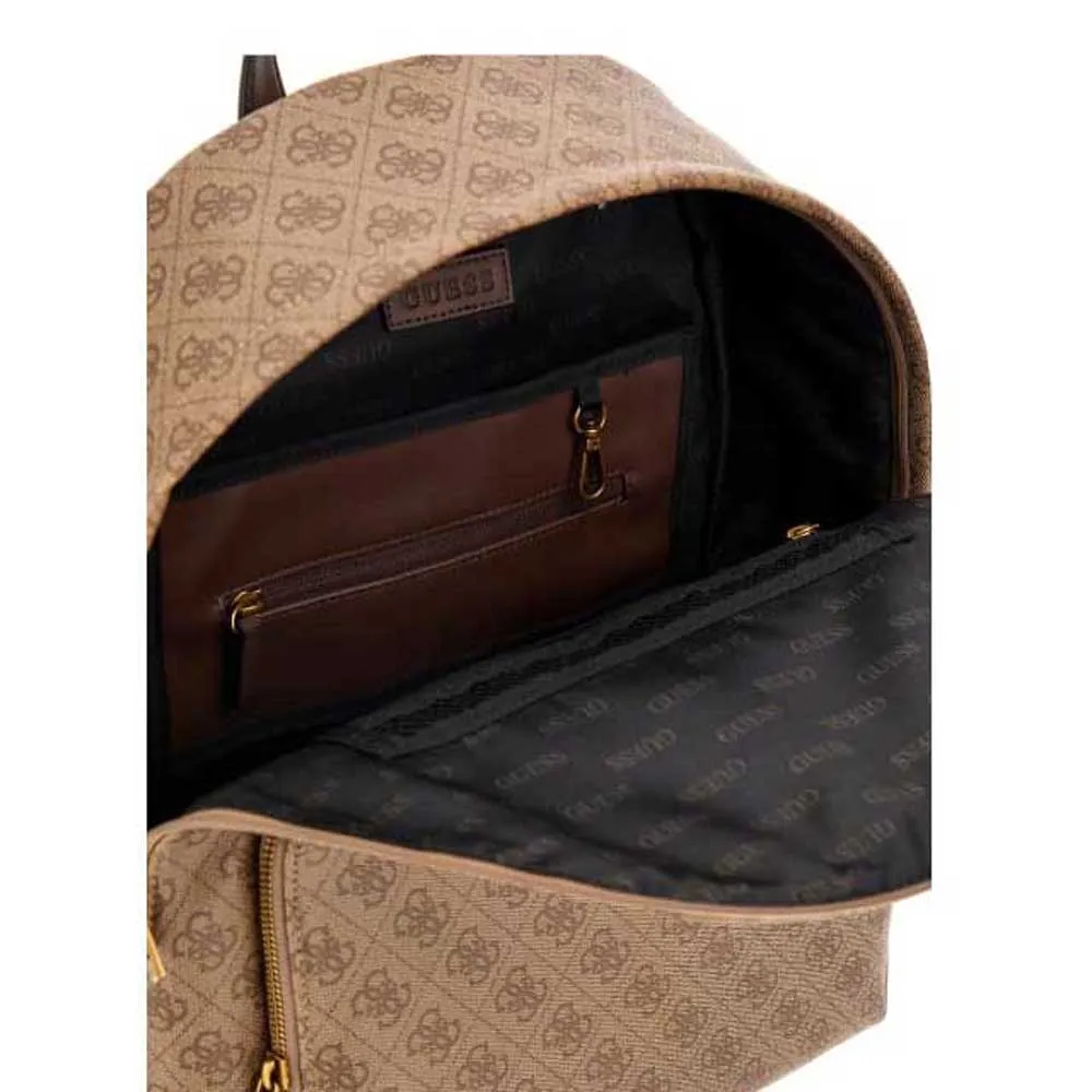 Guess Milano Compact backpack Brown | Dressinn