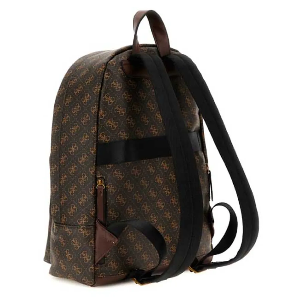 Guess Milano Compact backpack Brown | Dressinn
