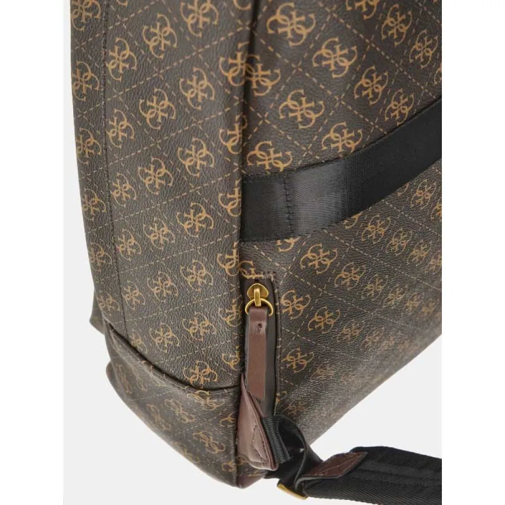 Guess Milano Compact backpack Brown | Dressinn