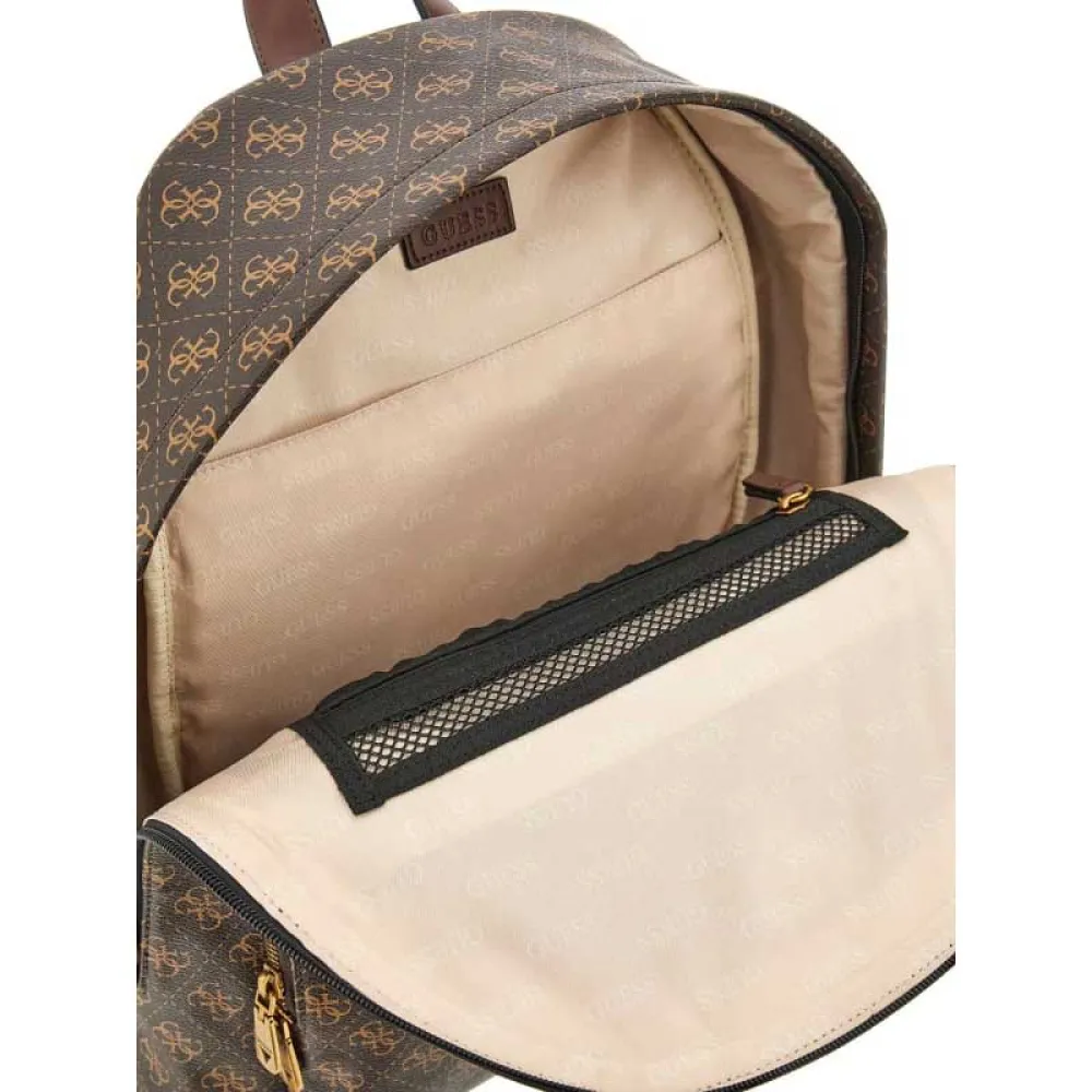 Guess Milano Compact backpack Brown | Dressinn