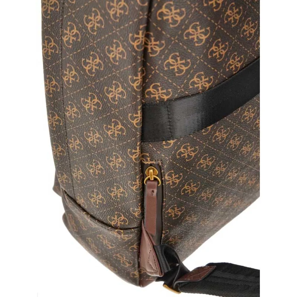 Guess Milano Compact backpack Brown | Dressinn