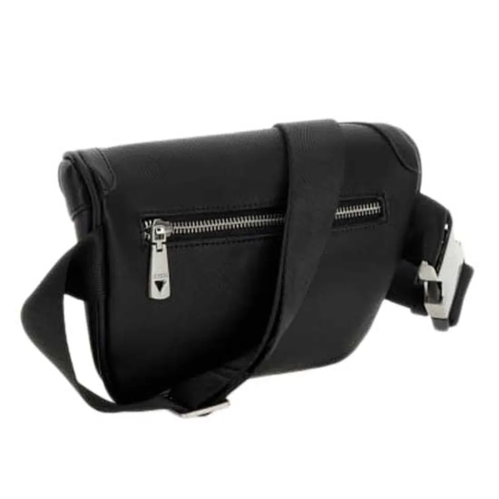 Guess Riñonera Milano Compact Negro | Dressinn