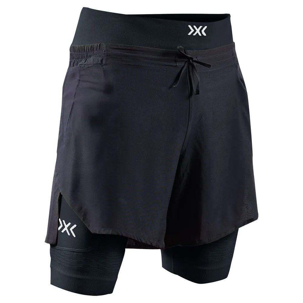 X-BIONIC Effektor 2in1 shorts Black | Trekkinn