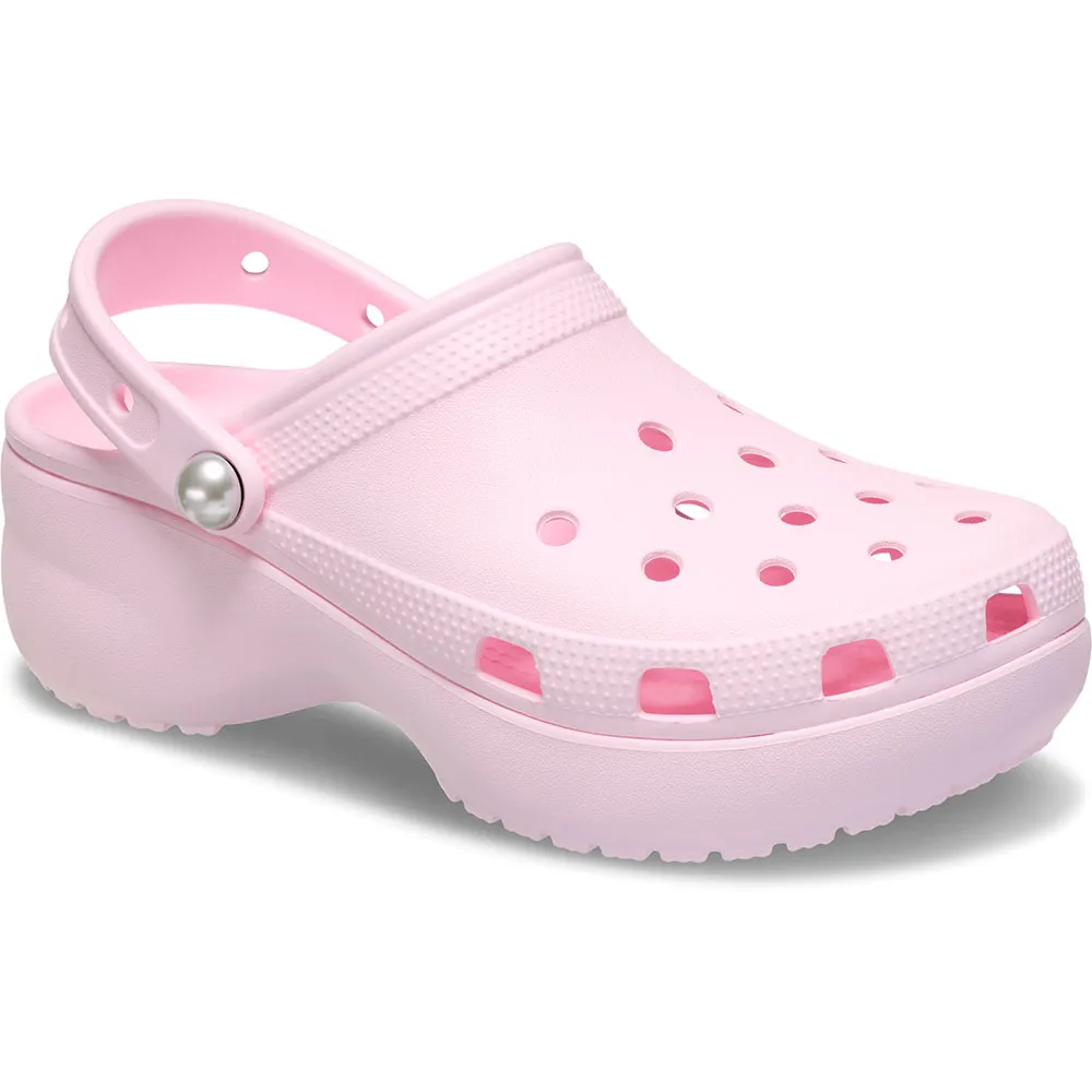Crocs Classic Platform Pearl clogs Pink | Dressinn