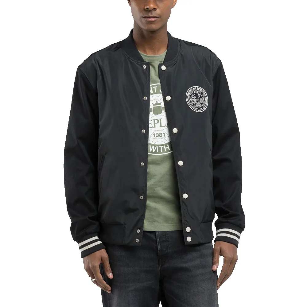 Replay M8441.000.85120 bomber jacket Black | Dressinn