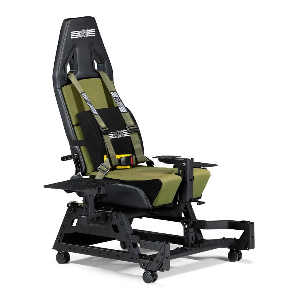 Next level racing Cockpit Flight Seat Pro Boeing Military Edition Verde ...