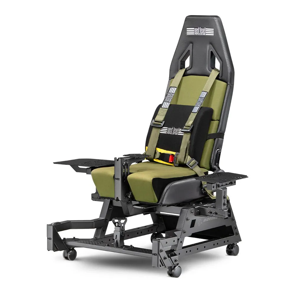 Next level racing Flight Seat Pro Boeing Military Edition Cockpit Green ...