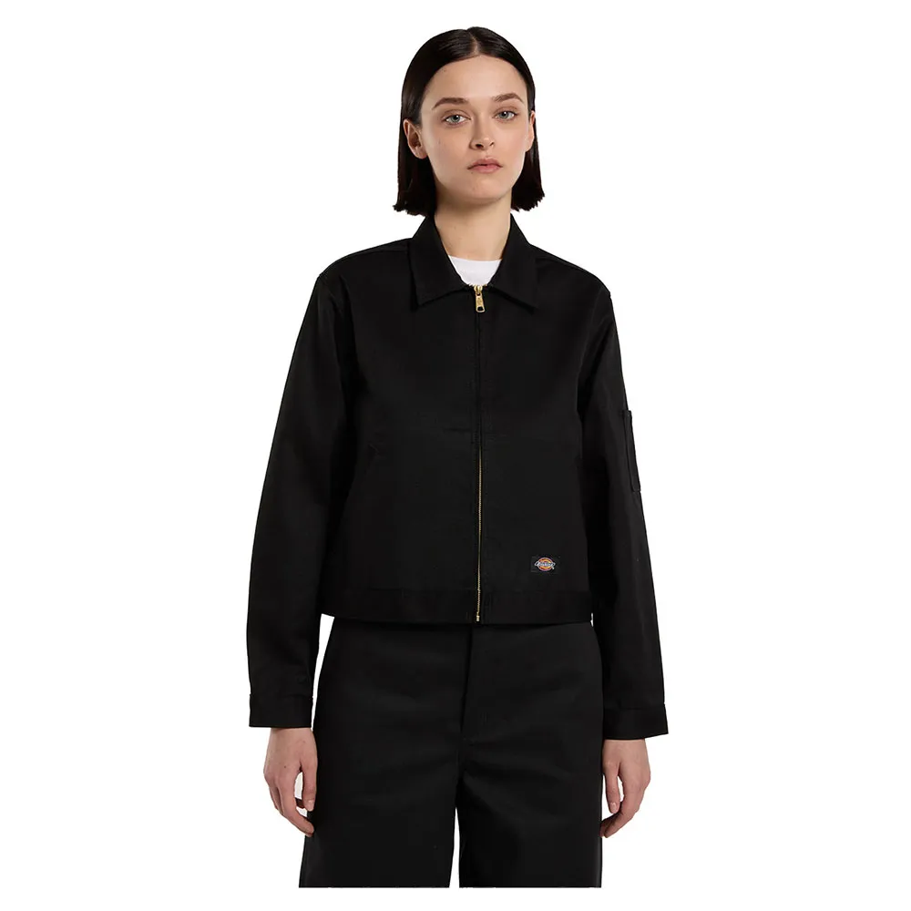 Dickies Unlined Cropped Eisenhower jacket Black | Dressinn