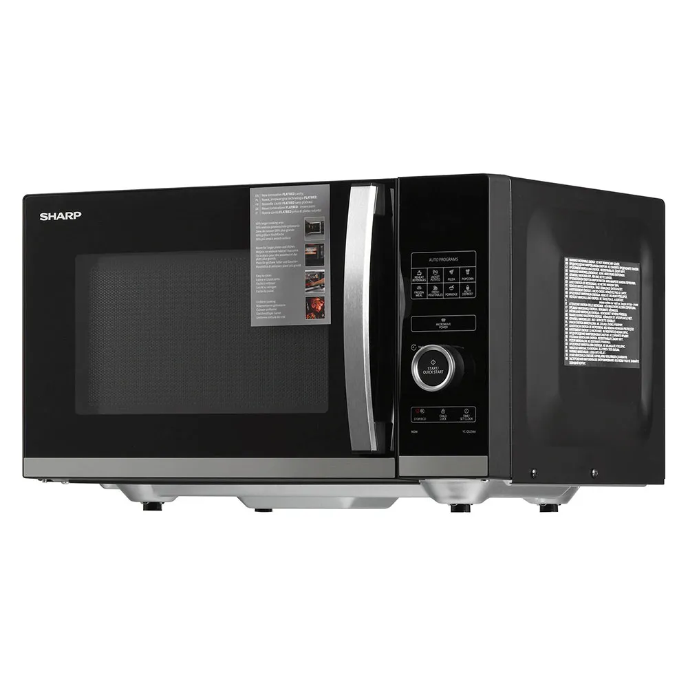 Sharp YC-QS254AE-B 900W Microwave Black | Techinn
