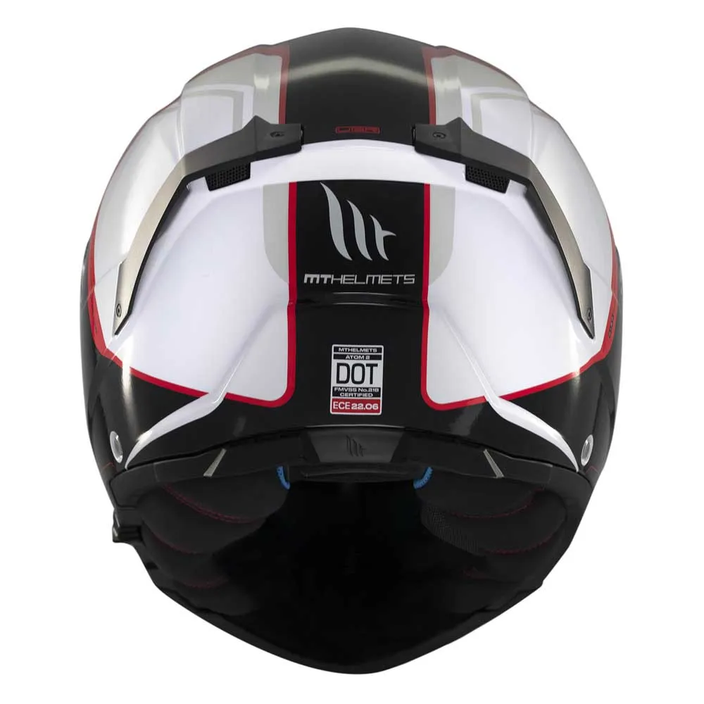 MT Helmets Atom 2 SV Emalla full face helmet Grey | Motardinn