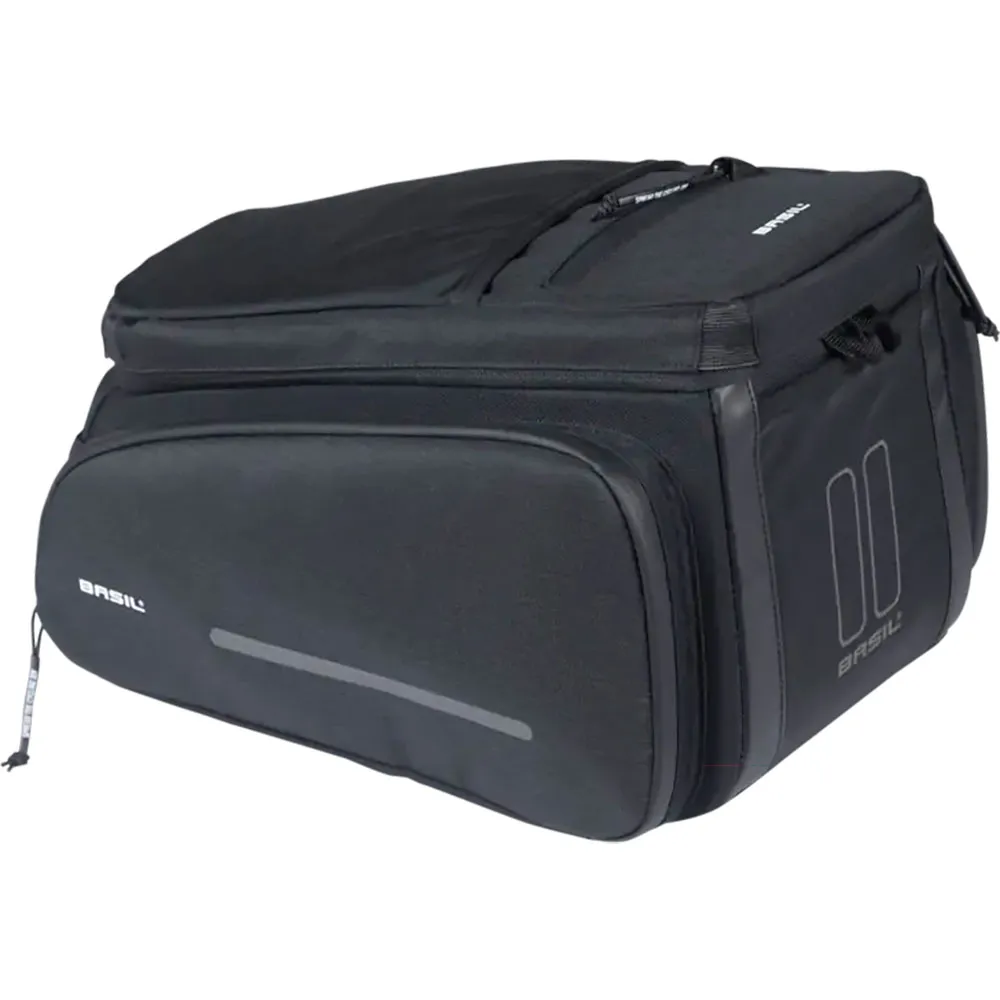Basil Move MIK carrier bag 10-26L, Black | Bikeinn