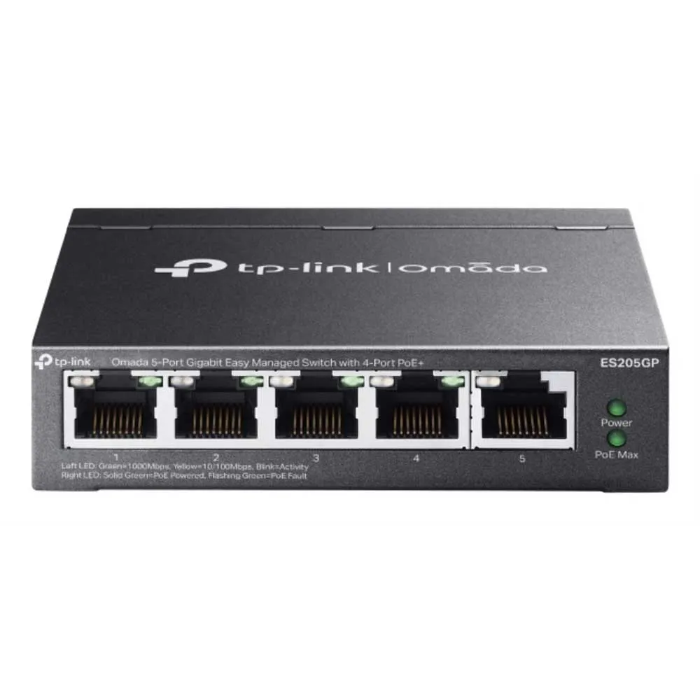 Tp-link ES205GP switch Silver | Techinn