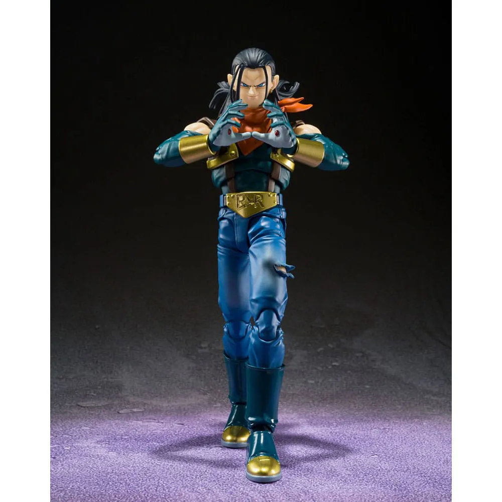 Tamashii nations Super Android 17 Dragon Ball figure Blue| Techinn