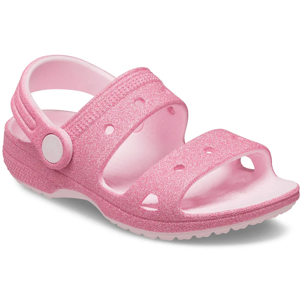 Crocs Classic Glitter slides Pink | Dressinn