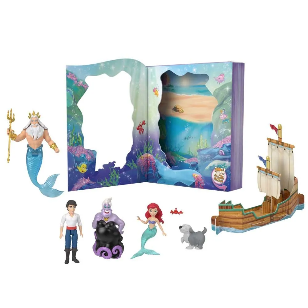 Disney princess Little Mermaid Stories Mini Doll Pack Multicolor| Kidinn