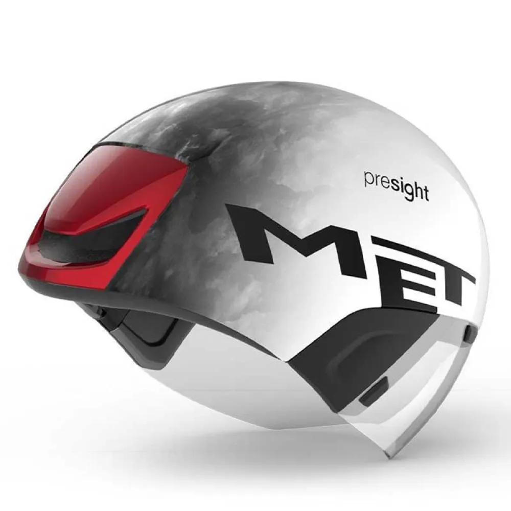 MET Codatronca UAE Team Emirates 2025 time trial helmet, Grey | Bikeinn