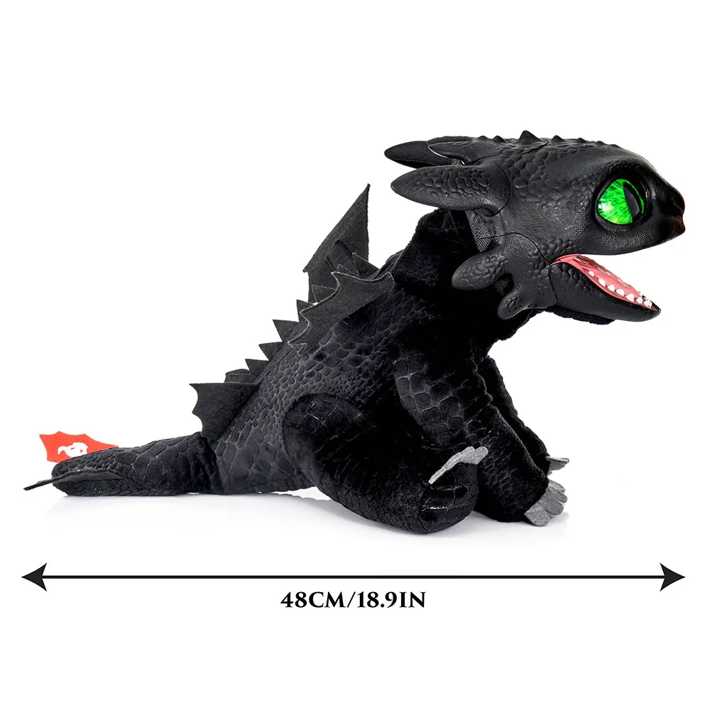 Disney Real Fx Toothless Puppetronic teddy Grey | Kidinn