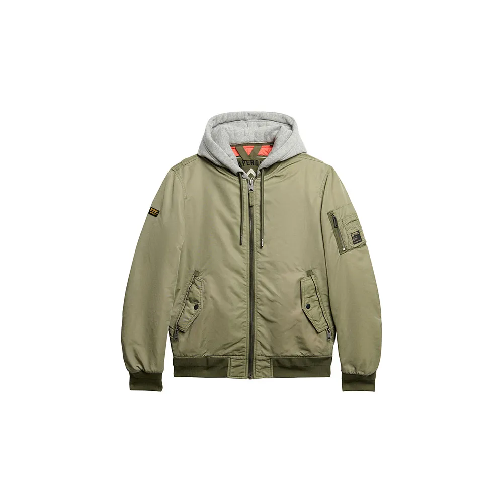 Superdry Military MA1 bomber jacket Green | Dressinn