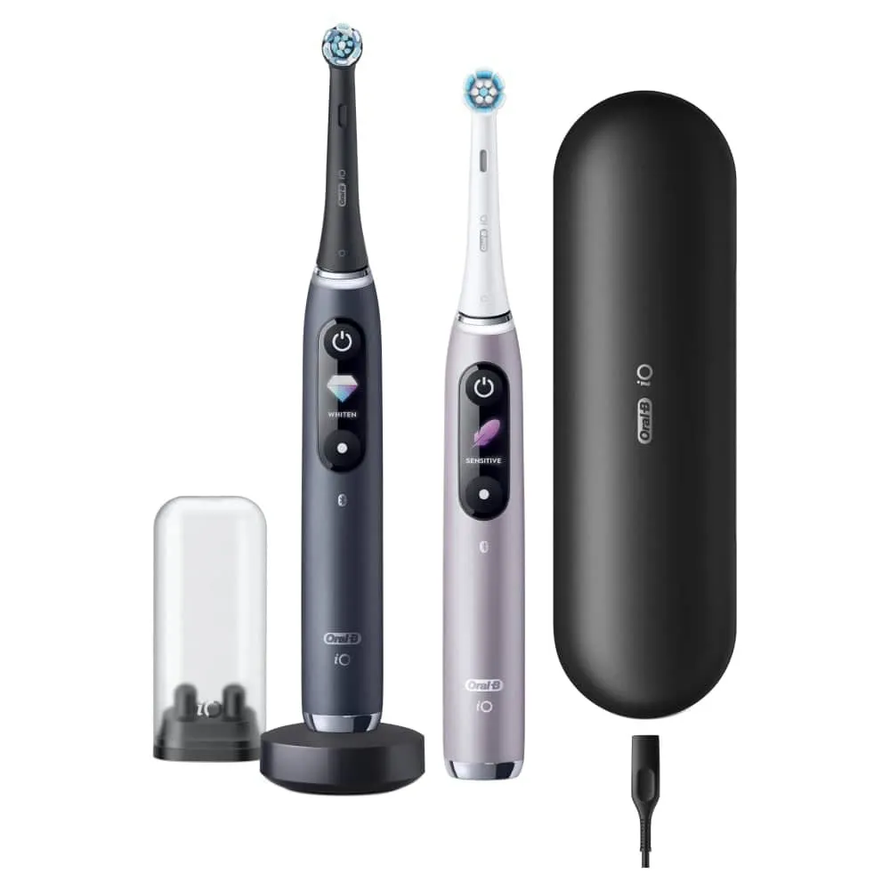 Oral-b IO9 Series Duo electric toothbrush Clear | Techinn