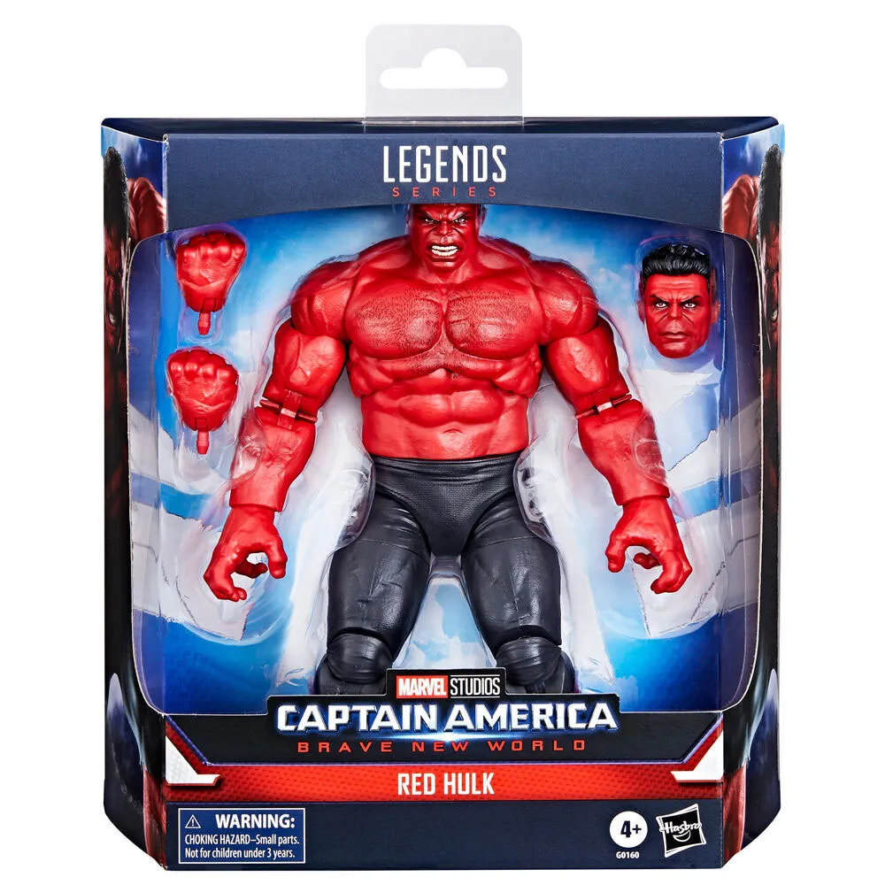 Hasbro Captain America Marvel Hulk Schöne neue Welt rote Figur 15 cm ...