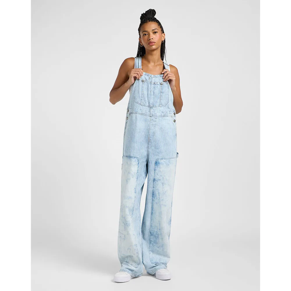 Lee Patched Overall Blue | Dressinn