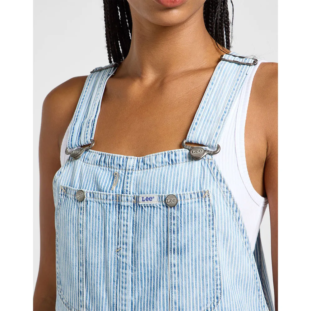 Lee Patched Overall Blue | Dressinn