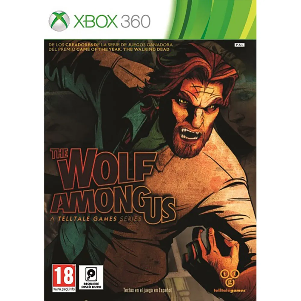 XBOX 360 The Wolf Among Us Marrón | Techinn