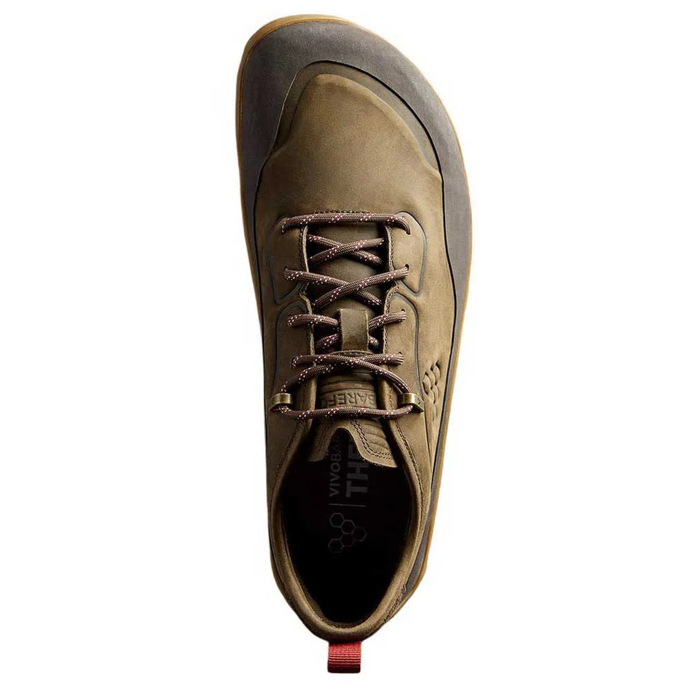 Vivobarefoot Tracker Leather Low Barefoot hiking shoes Brown| Trekkinn