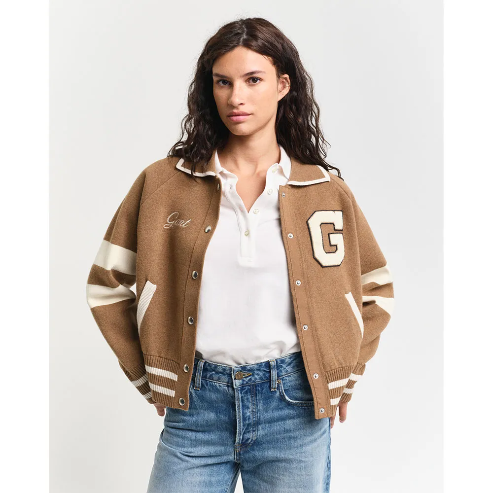 Gant Varsity jacket Brown | Dressinn