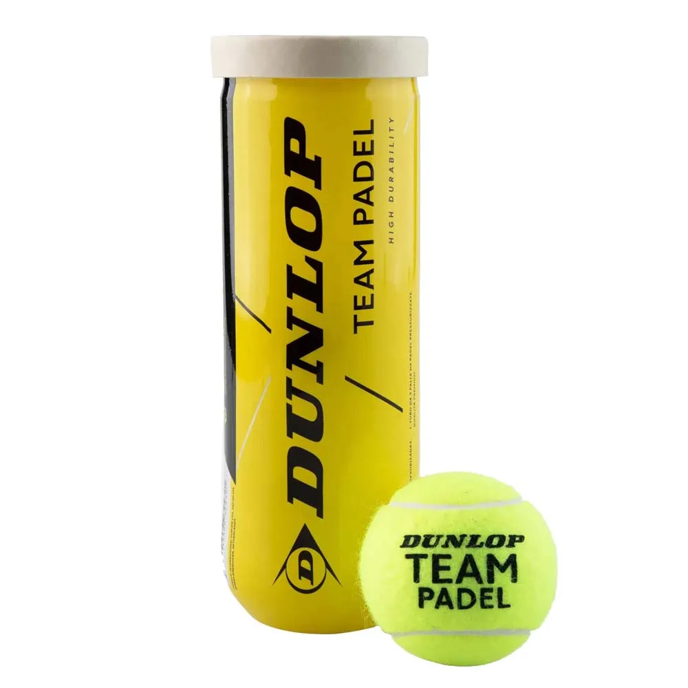 Dunlop Team padel balls box Yellow | Smashinn