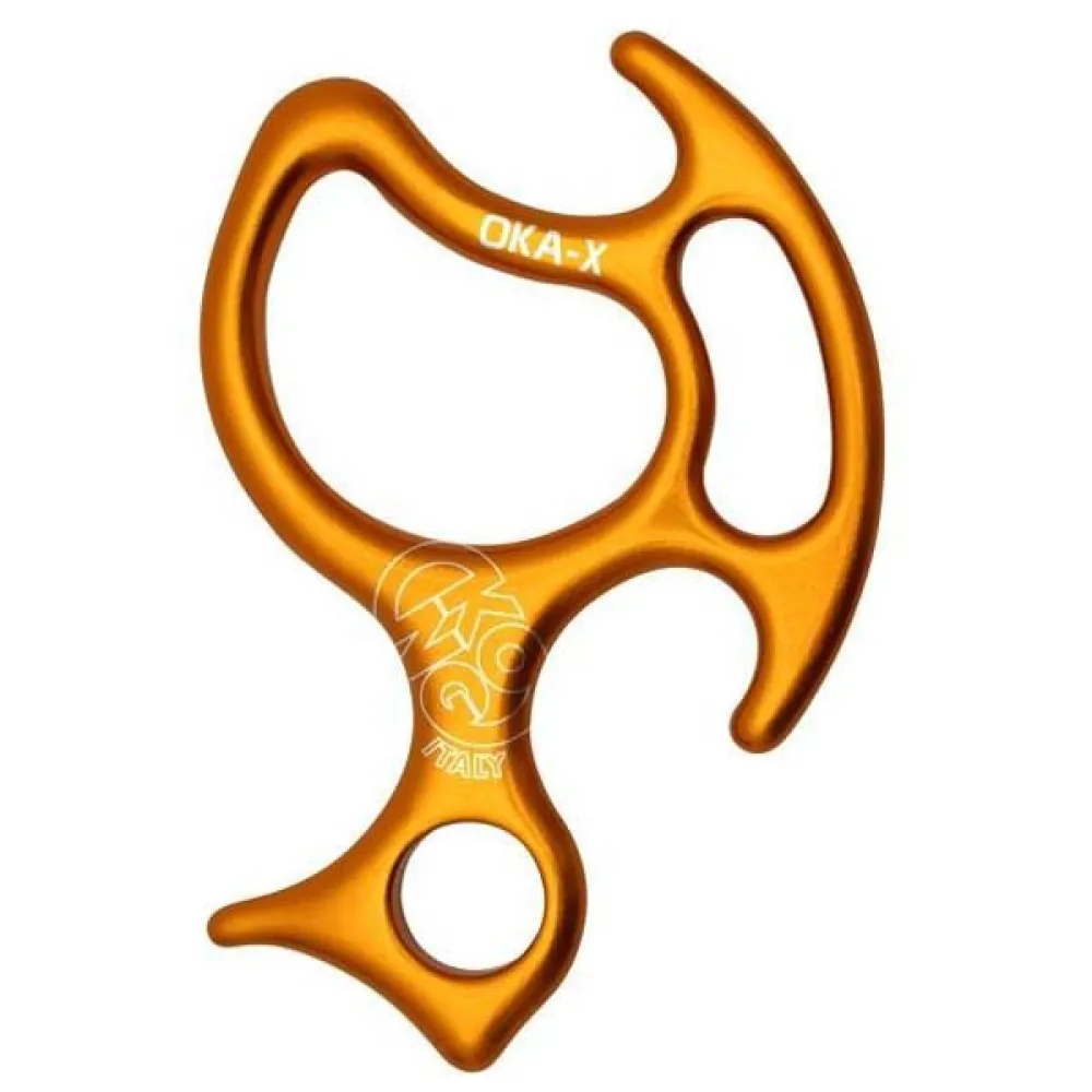 Kong italy Oka-X descender Golden | Trekkinn