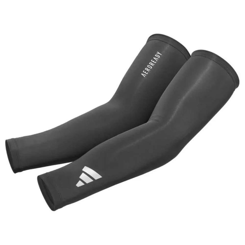 adidas Aeroready compression arm warmers Black | Runnerinn