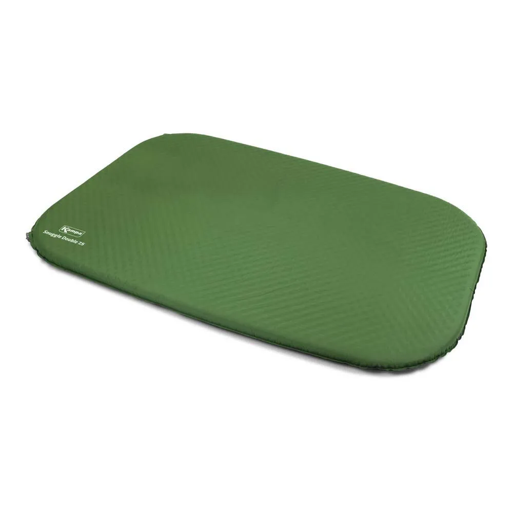 Kampa Snuggle Double 7.5 inflatable mat Green | Trekkinn