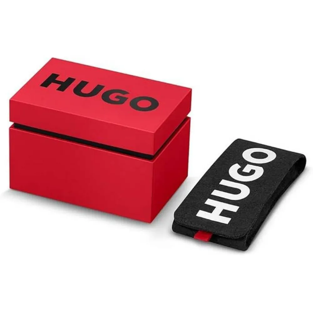 HUGO 1530296 3 ATM 46 mm watch Black | Dressinn