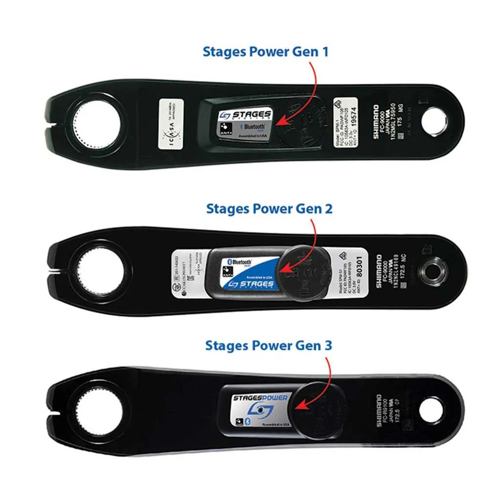 Stages cycling Gen2/Gen3 Left Side power meter cover, Blue | Bikeinn