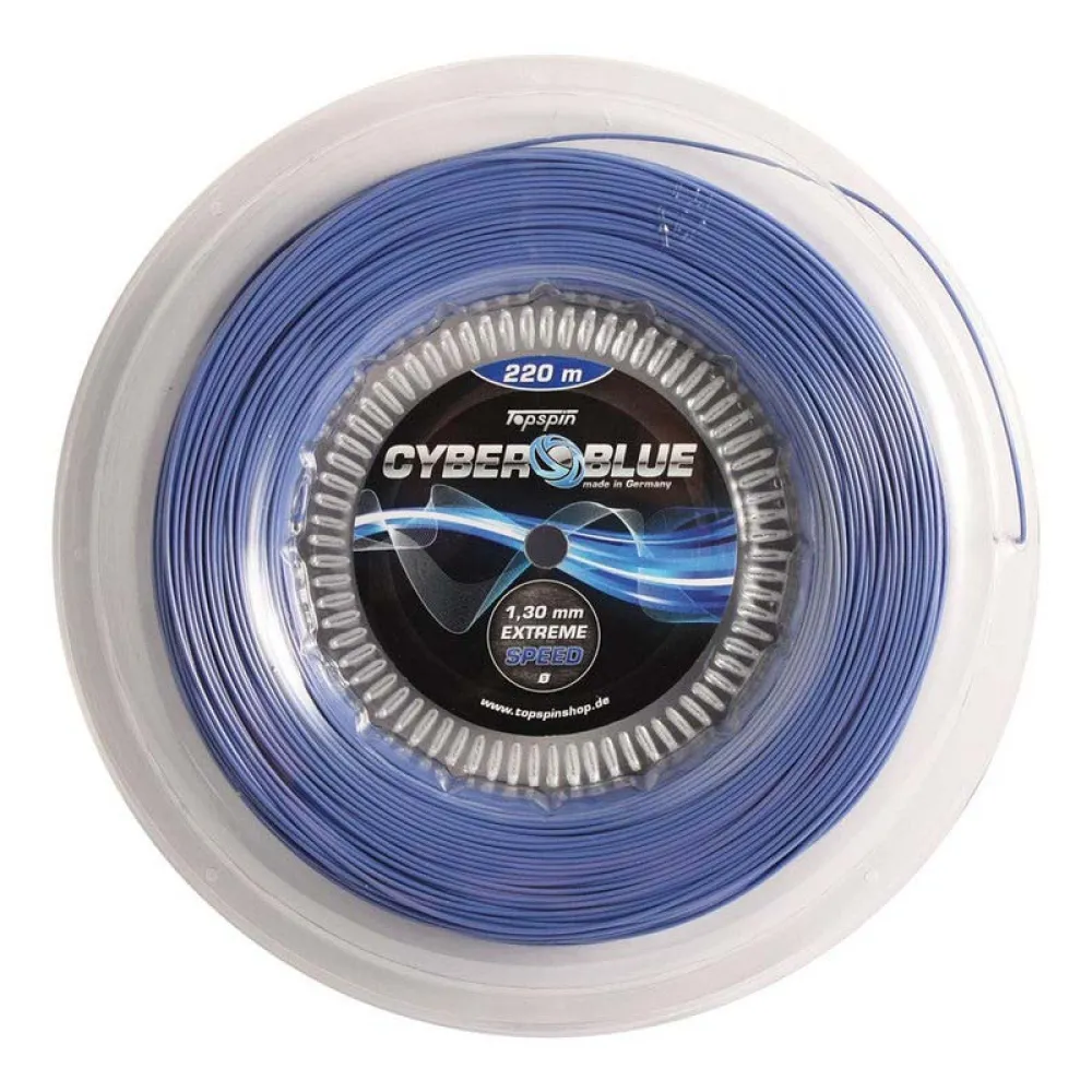 Topspin Cyber 220m tennis reel string Silver | Smashinn