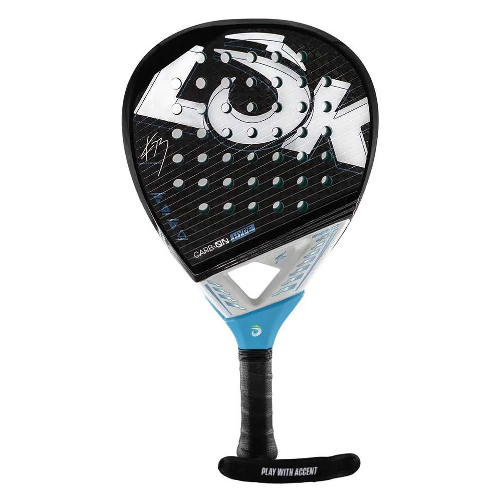 Lok Carb-on hype fdb padel racket Silver | Smashinn