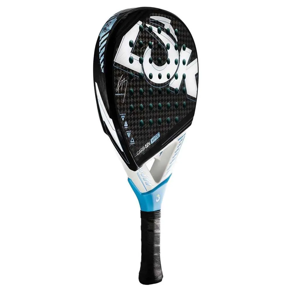 Lok Carb-on hype fdb padel racket Silver | Smashinn