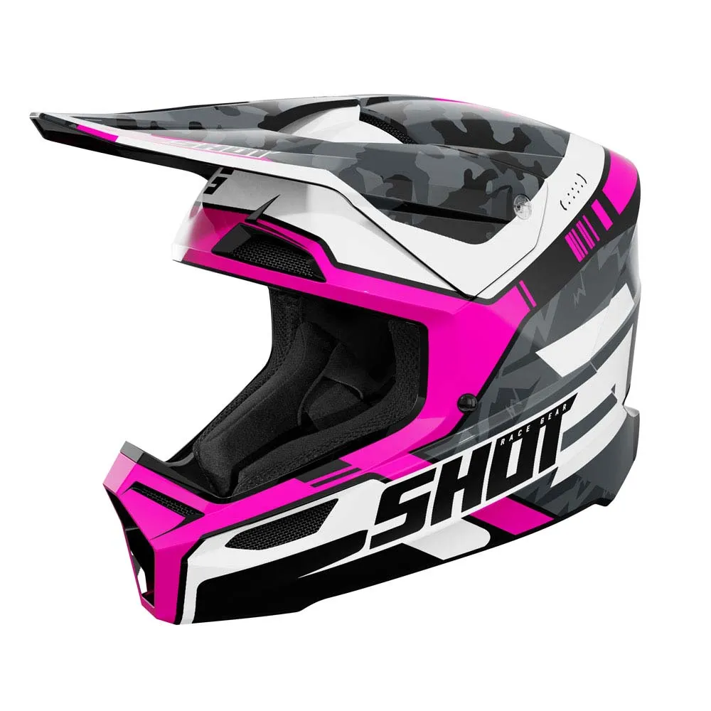 Shot Furious Flash off-road helmet Black | Motardinn