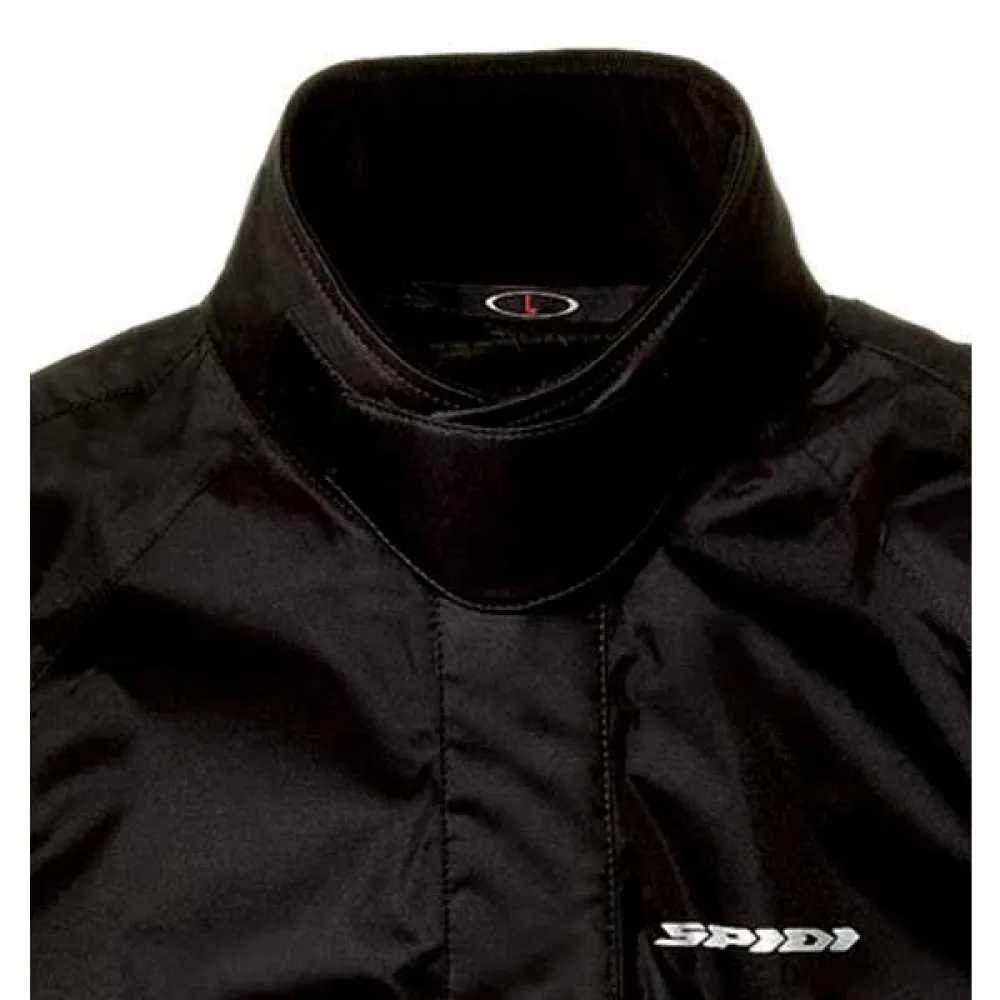 Spidi Atlantis Suit WP rain jacket Black | Motardinn